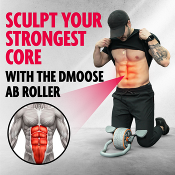 DMoose Ab Roller - Core And Abs Workout Tool