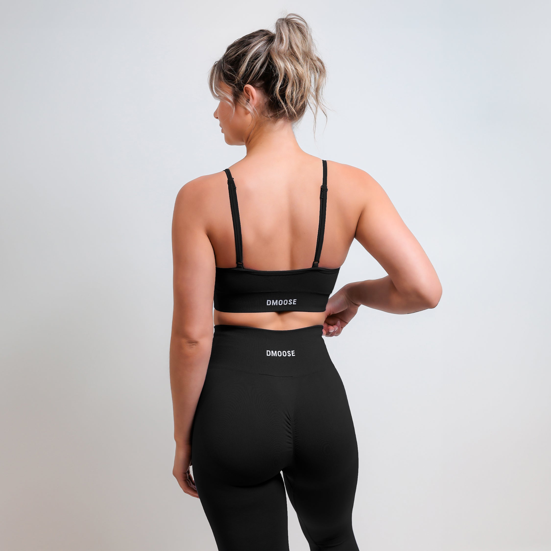 DMoose Core Performance Leggings Black | High Waist & Stretch Comfort