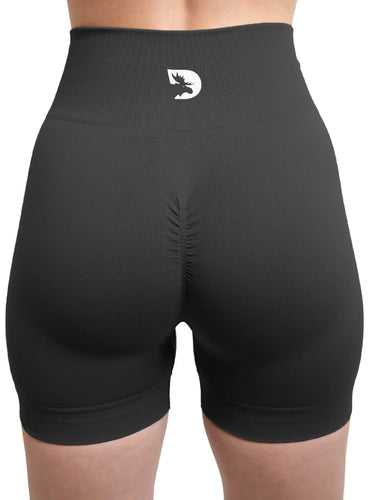 DMoose Move Seamless Shorts Black - DMoose | High-Waisted & Ultra-Stretchy