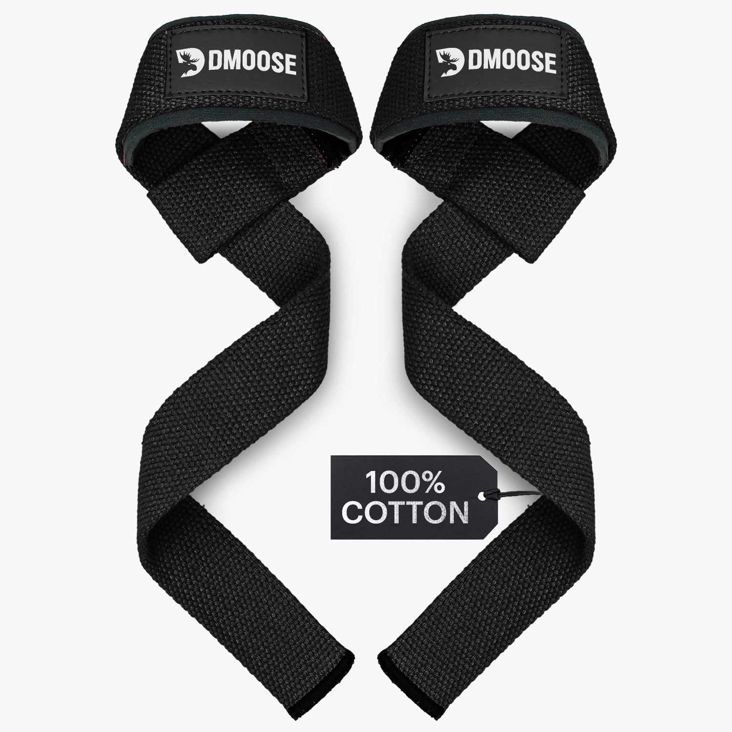 DMoose Lifting Wrist Straps - Grip Stronger, Lift Heavier