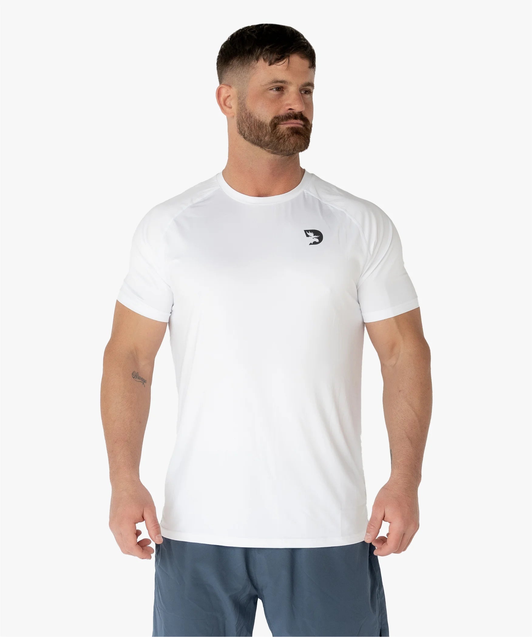DMoose Not So Basic Tee White | Comfortable & Stylish Activewear
