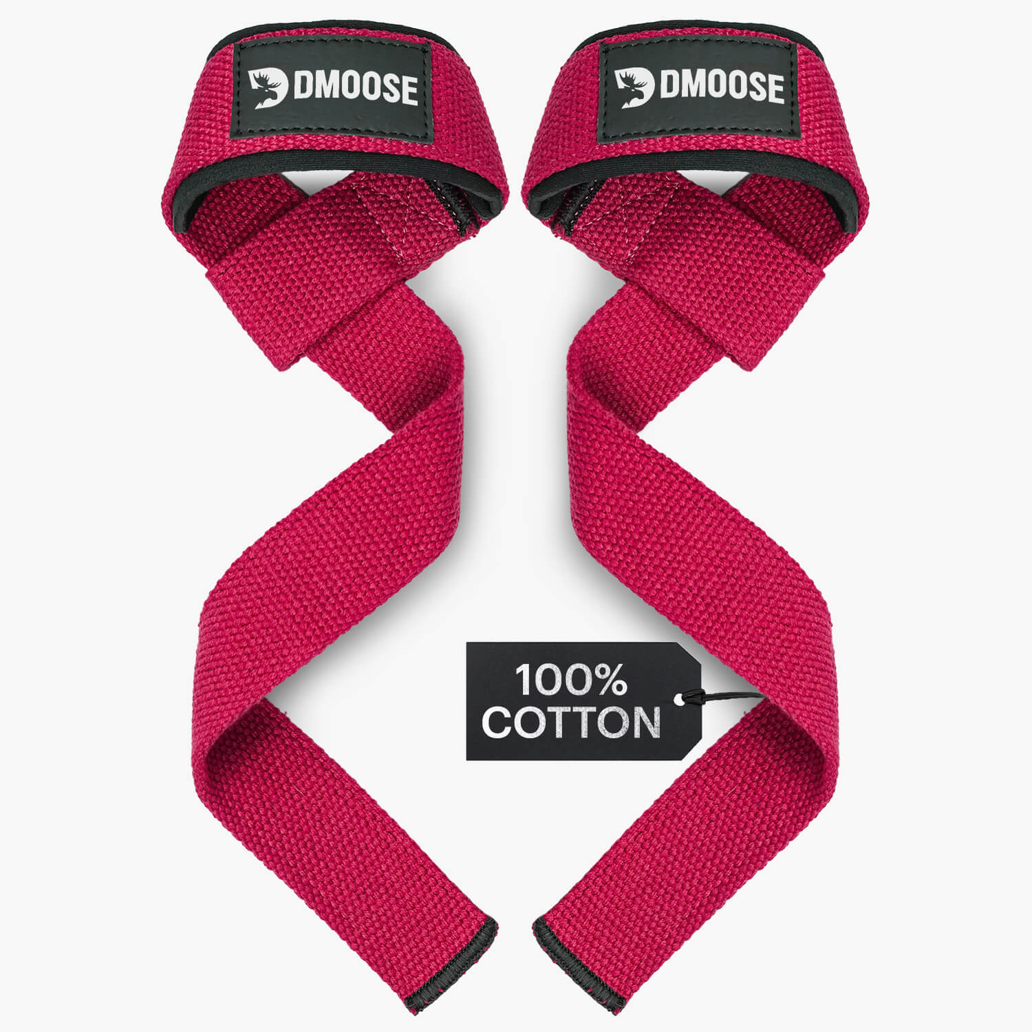 DMoose Lifting Wrist Straps - Grip Stronger, Lift Heavier
